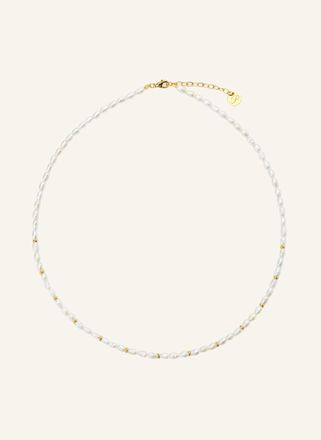 Pompidou Halsketten Seraphina Pearl By Glambou gold