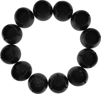 NUOBESTY 24stücke Runde Stuhlbeinschoner Aus Kunststoff Kratzfest Und rutschfest Schwarze Stuhlfusskappen Für Hartholzböden Und Möbel