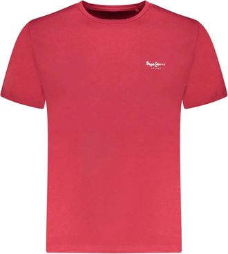 Pepe Jeans London Kurz&auml;rmeliges T-Shirt - - Tops - Herren - Rot - S