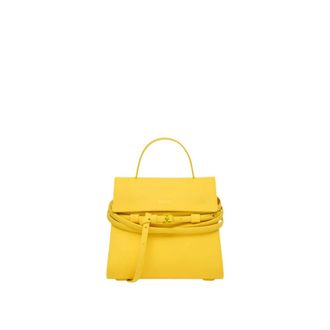 Moschino Femme, Sacs, Jaune, Taille: ONE Size Tie Me petit sac &agrave; main