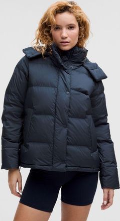 lululemon Puffer-Jacke mit Füllkraft 600 für Frauen - Größe 10 in True Navy