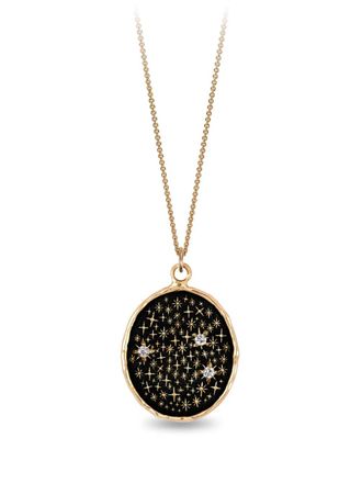 Pyrrha collier We Are Stardust Talisman en or 14ct à pendentif serti de diamants