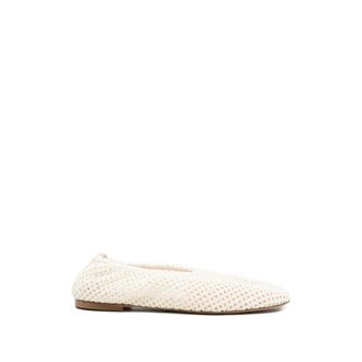 Fabiana Filippi Ballerinas mit Pailletten - - Shoes - Damen - Wei&szlig; - 37 EU