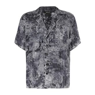 Avant Toi Homme, Chemises, Multicolore, Taille: M Chemise Imprim&eacute;e en Soie Stretch