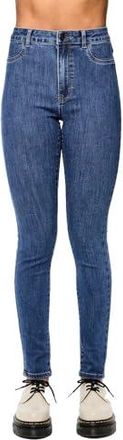 Pieces Jean Skinny pour Femme, Denim Bleu médium, M x 30L