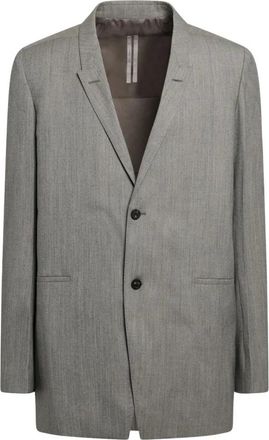 Rick Owens Homme, Vestes, Gris, Taille: L Veste Concordian