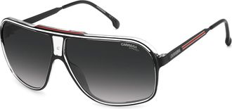 Carrera GRAND PRIX 3 BLACK RED/GREY SHADED 64/9/135 Herrenbrillen Sonnenbrillen