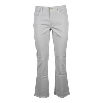 Fay Femme, Jeans, Blanc, Taille: W32 Jean Bootcut Cinque Tasche