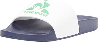 Le Coq Sportif Unisex Slide Hf Fef Dress Blue/White/Green Sneaker, Kleid blau, weiß, grün, 39 EU