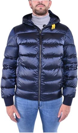 Parajumpers Kapuzen-Nylon-Polyester-Steppjacke - - Jackets - Herren - Blau - M