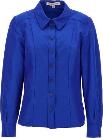 Carolina Herrera Femme, Blouses et Chemises, Bleu, Taille: 42 FR Chemises
