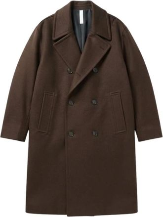 Hev&ograve; Cappotto - - Coats - Herren - Braun - M