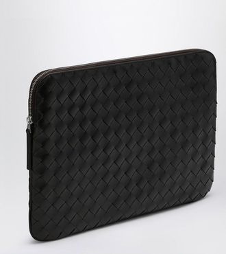 Bottega Veneta Getaway Fondente Intrecciato Document Holder