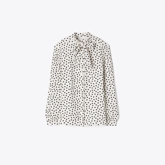 Tory Burch Bedruckte Schluppenbluse aus Seide