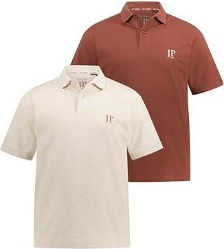 JP1880 Polo Piquee 1, Rouge Marsala, 4XL Homme