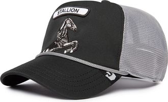 Goorin Brothers Trucker Cap GB2 Stallion Black Schwarz Grau, Size:OneSize