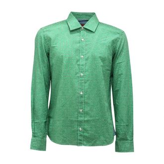 Altea Italienisches Hemd Modell 1454086 Col. 03 - - Shirts - Herren - Gr&uuml;n - S