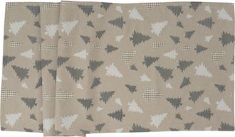 Sander Tischw&auml;sche Serie Finn, Verschiedene Gr&ouml;&szlig;en, beige Fb.19, Gr&ouml;&szlig;e:Mitteldecke 100 x 100 cm