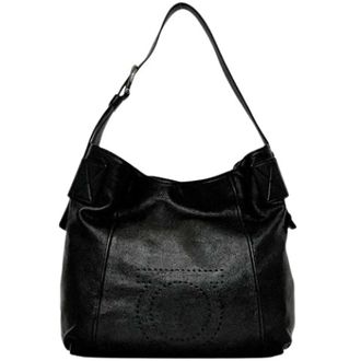 Ferragamo Sac &agrave; bandouli&egrave;re en cuir Pre-owned - Femme - Pre-owned - Noir - Taille: ONE Size