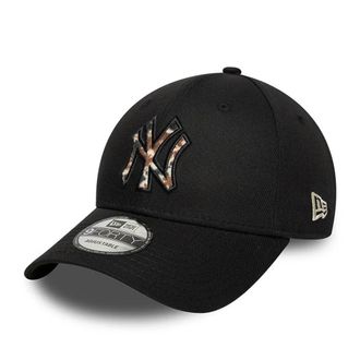 New Era MLB 9FORTY Cap Faux Pony Infill New York Yankees Black