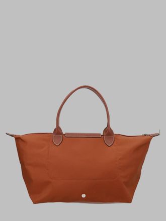 Longchamp Womens Shoulder Bag Le Pliage One Brown Polyamide