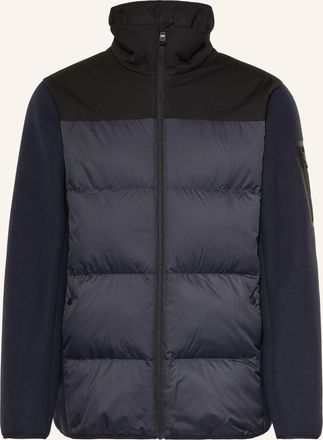 HUGO BOSS Daunenjacke Block Im Materialmix blau
