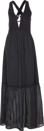 Pinko Knielanges Kleid - Schwarz