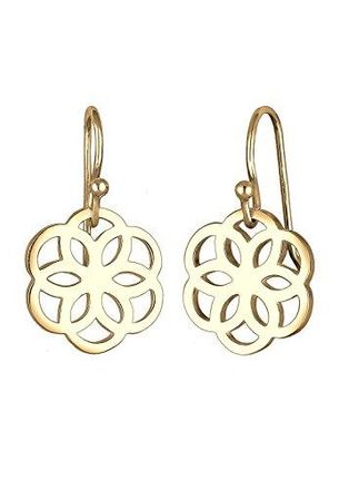 Elli Boucles doreilles-Femme-Fleur-Plaqué or -0306282416
