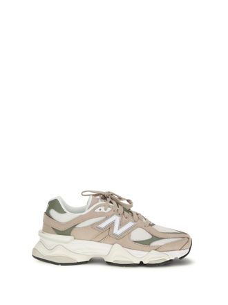 New Balance Unisex Sneakers 9060 Grey-Dark Olivine Upper: Polyamide Trainers Grey/dark