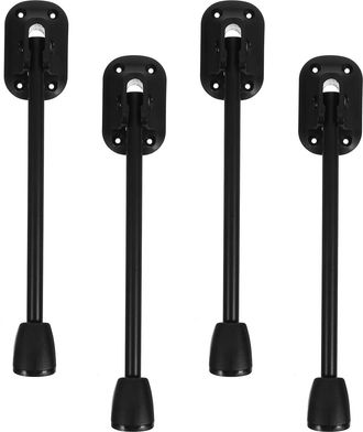SOLUSTRE 4 St&uuml;ck Klappbare Eisen M&ouml;belbeine 200mm Hohe Couchtisch und Schreibtischbeine rutschfest Verschlei&szlig;fest Selbstgemacht M&ouml;belf&uuml;&szlig;e f&uuml;r Kleine Tische und