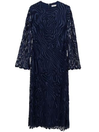 SIMKHAI robe mi-longue Vanina - Bleu