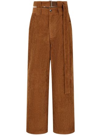 STUDIO TOMBOY pantalon évasé - Marron