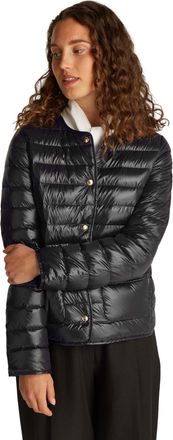 Tommy Hilfiger Damen Steppjacke Modern Short mit Knopfleiste, Schwarz (Black), XXL