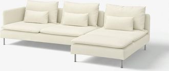 IKEA S&Ouml;DERHAMN 4er-Sofa mit R&eacute;camiere