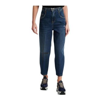 Pinko Blaue Bequeme 3 Ei Fit Pyjamas - - Jeans - Damen - Blau - W25