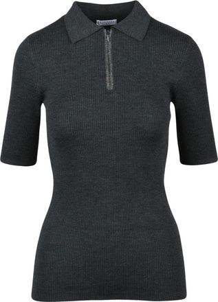 Brunello Cucinelli Damen, Oberteile, Grau, SGr&ouml;&szlig;e