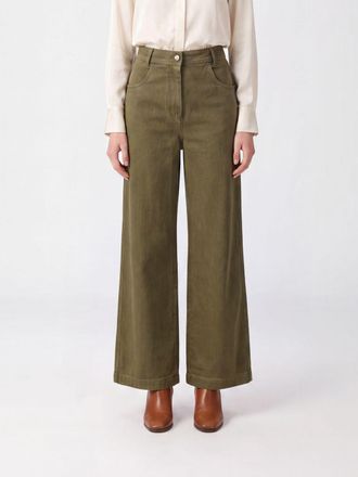 Max Mara Wide Leg Jeans mit hoher Taille von aus Baumwolldenim