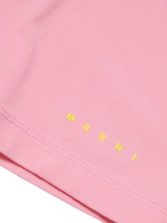 Marni Cotton-Elastane T-Shirt - Pink