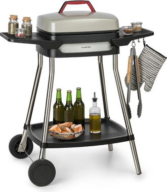 Klarstein Klarstein Gatsby Grill Barbecue &eacute;lectrique 2000W rev&ecirc;tement antiadh&eacute;sif - beige & noir