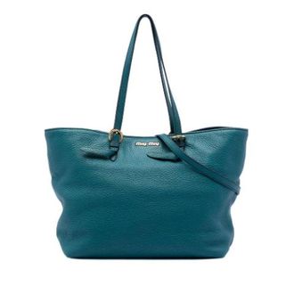 Miu Miu Damen, Pre-Owned, Blau, ONE SIZEGr&ouml;&szlig;e