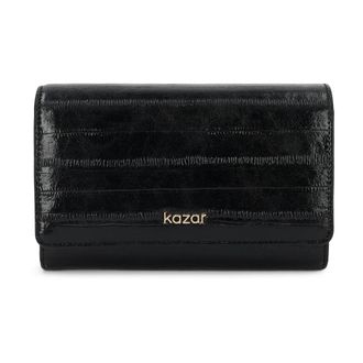 Kazar Oblong Pattern Wallet - - Accessories - Damen - Schwarzk - ONE SIZE