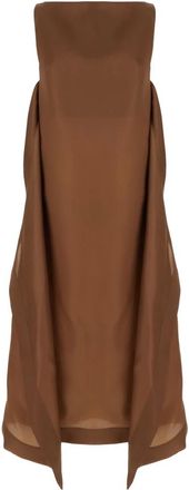 Alberta Ferretti Femme, Robes, Brun, Taille: 42 FR Abiti