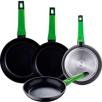 San Ignacio Antihaft-Pfannen aus geschmiedetem Aluminium, 4 Stück