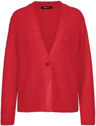 Frank Walder Cardigan mit Strukturmuster