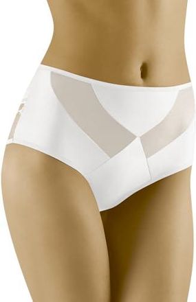 Wolbar Slip Élégant Taille Haute WB479, Blanc,L