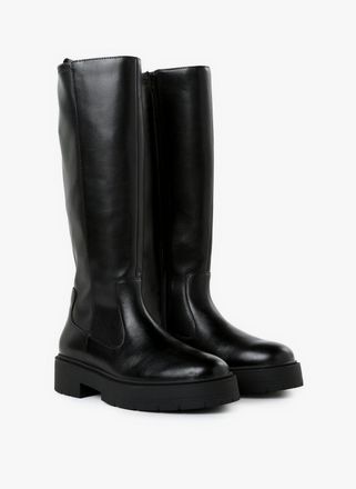 Geox Bottes Spherica en cuir m&eacute;lang&eacute;