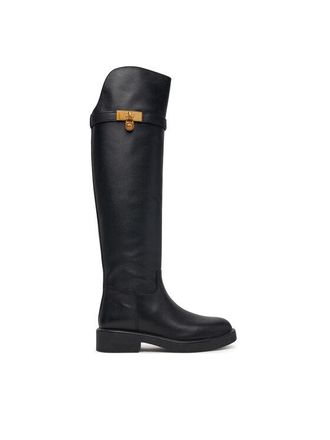 Michael Kors Stiefel Hamilton Moderne 40F6HAFB7L Schwarz