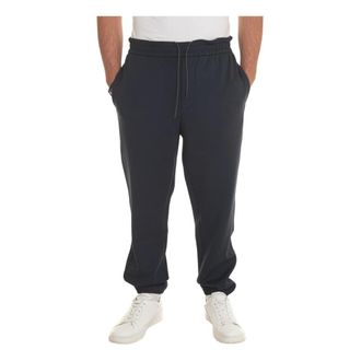 Emporio Armani Stretch Jogger Hose mit Kordelzug - - Trousers - Herren - Blau - M