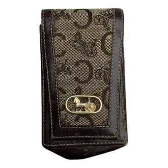 Celine Portefeuille en cuir Pre-owned - Femme - Pre-owned - Brun - Taille: ONE Size