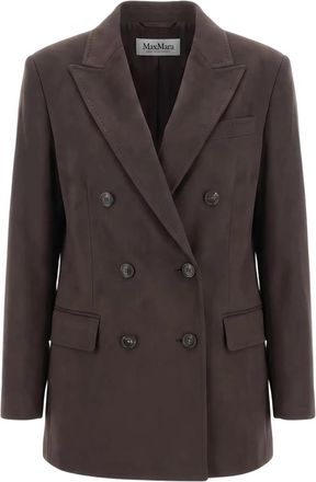Max Mara Olimpia Jacket - Femme - Vestes - Brun - Taille: 36 FR